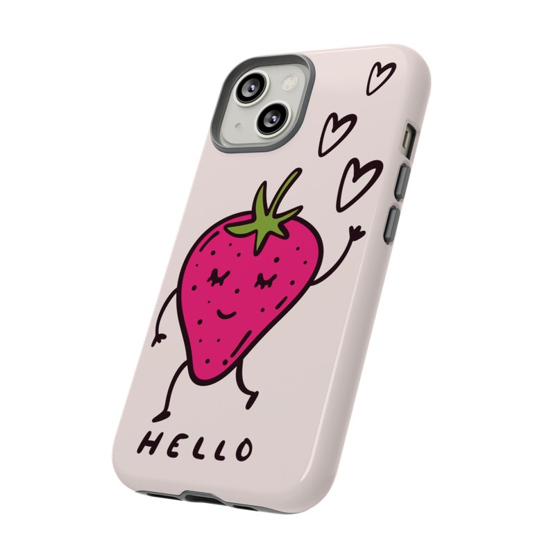 Strawberry Phone Case, Cute Strawberry iPhone 15 Case, Iphone, Samsung ...