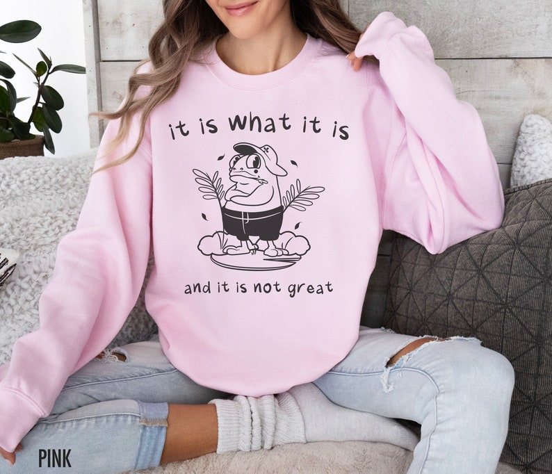 It is What It is and It is Not Great, Funny Shirt, Meme Sweatshirt ...