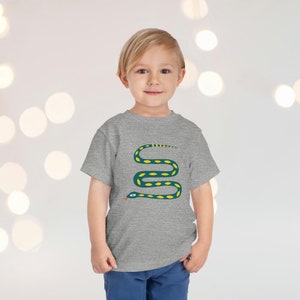 Cute Snake Tshirt Toddler Shirt Snake Graphic Tee Retro Hand Drawn ...