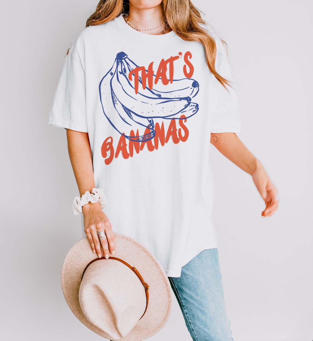 Banana Shirt, Fruit Shirt, Funny Banana, Vintage Aesthetic, Retro ...