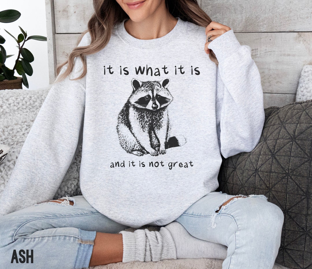 It is What It is and It is Not Great, Funny Shirt, Meme Sweatshirt ...