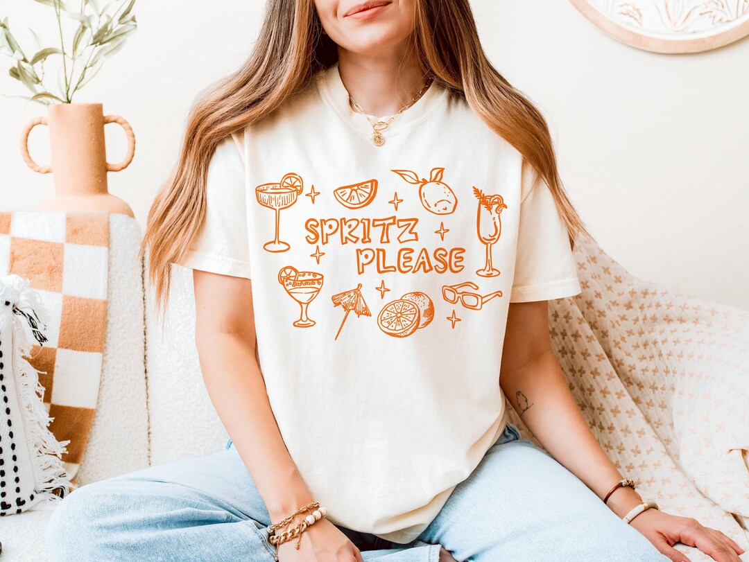 Spritz Shirt, Cocktail Tshirt, Spritz Please, Aperol Spritz Tee ...