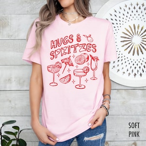 Spritz Shirt, Cocktail Tshirt, Hugs and Spritzes, Spritz Tee, Cocktails ...
