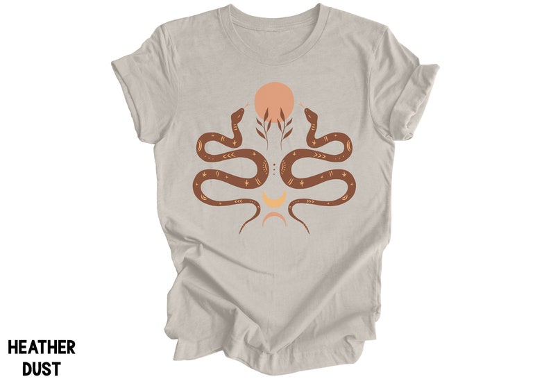 Snake Shirt, Snakes Tshirt, Celestial Snakes T Shirt, Western Shirt ...