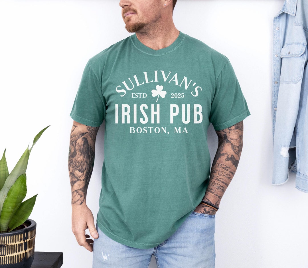 Irish Pub Shirt, Custom Name, St Patricks Day Shirt, Irish Tavern ...