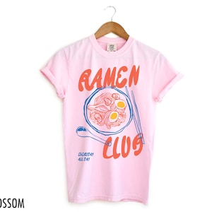 Ramen Shirt, Ramen Lover, Retro Graphic Tee, Foodie T-shirt, Ramen ...