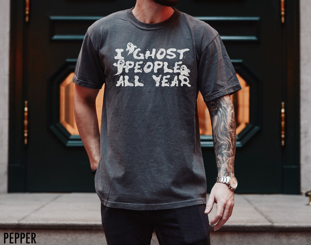 Ghost Shirt, Ghosting Season, Ghosted Tshirt, Halloween Graphic Tee ...