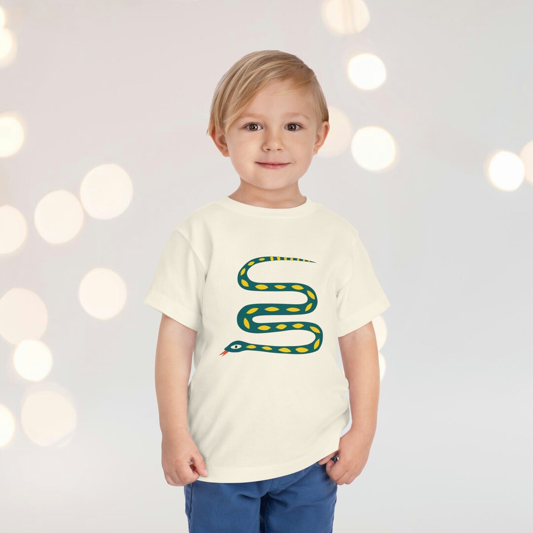 Cute Snake Tshirt Toddler Shirt Snake Graphic Tee Retro Hand Drawn ...