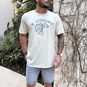 Croissant Shirt, French Shirt, Le Croissant, Breakfast Tshirt, French ...