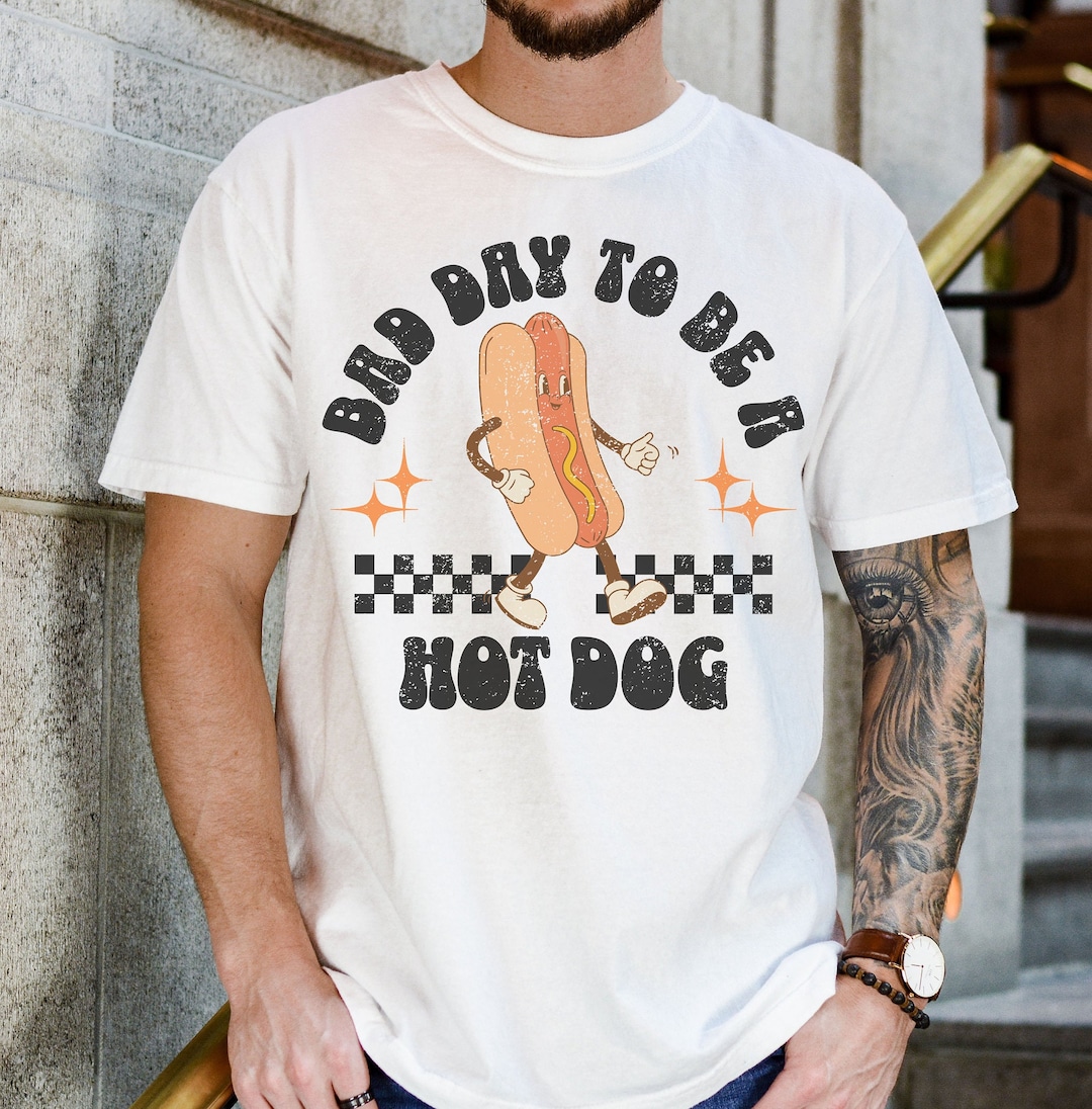 Funny Hot Dog Shirt, Comfort Colors, July 4th Shirt, Hot Dog Tshirt ...
