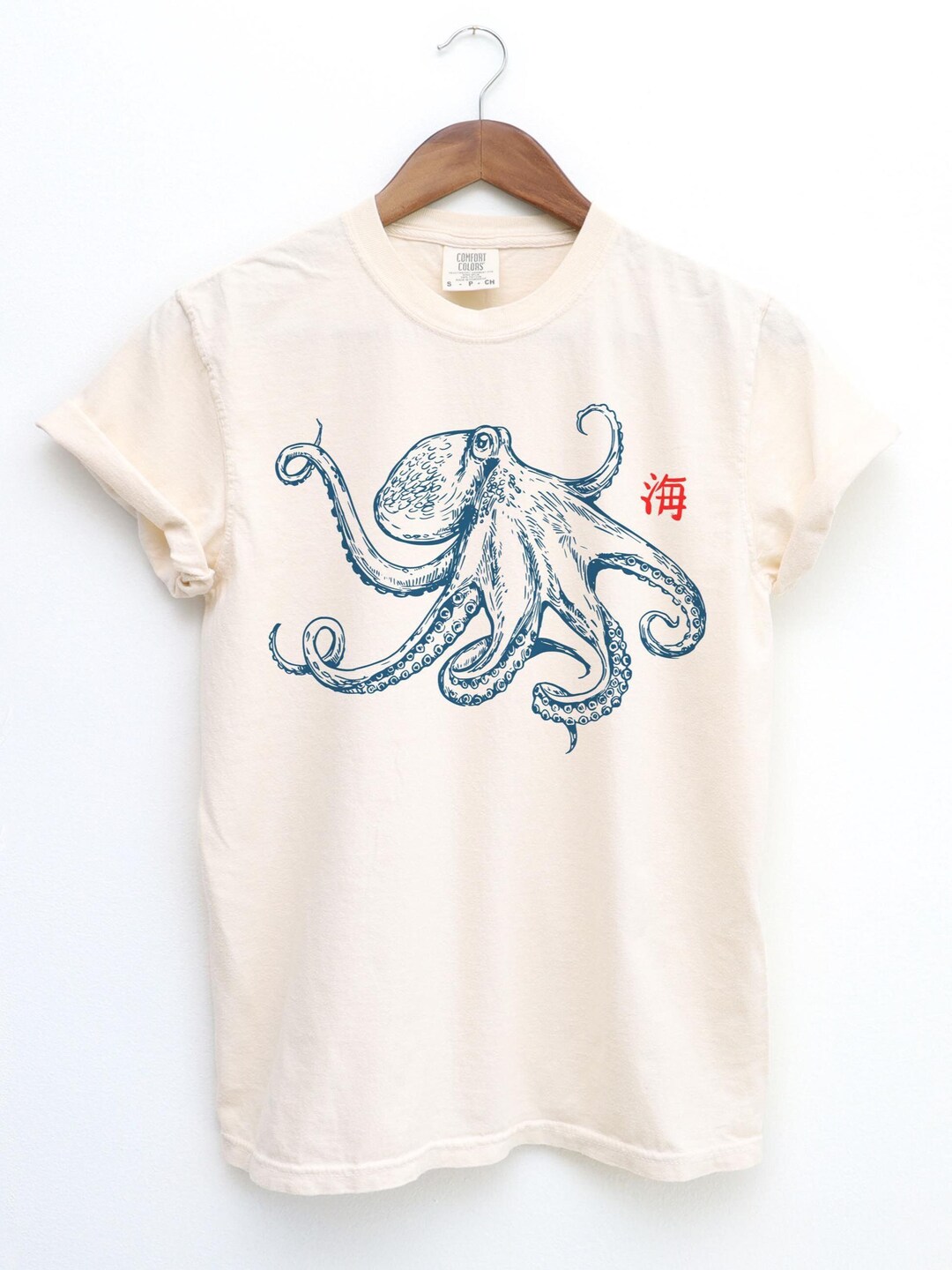 Octopus Shirt, Japan Japanese, Fisherman Aesthetic, Octopus T Shirt ...