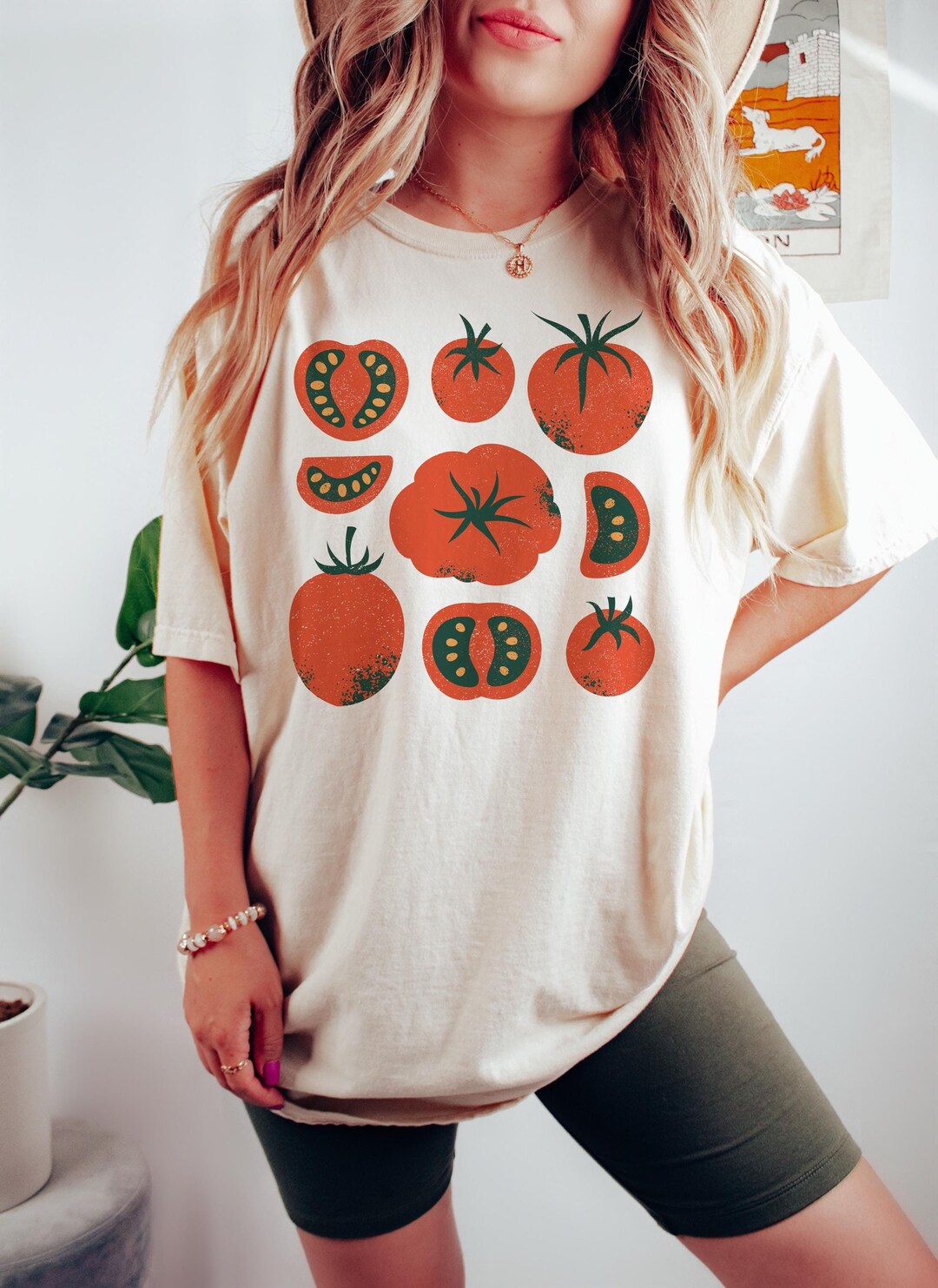 Tomato Shirt, Tomato Girl Summer, Garden Shirt, Farmers Market Tshirt ...