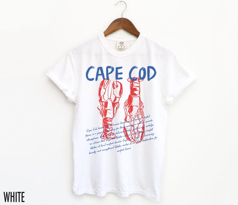 Cape Cod Shirt, Lobster Tshirt, Lobsters Shirt, Retro Summer, Fisherman ...