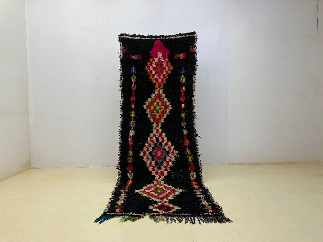 Moroccan Runner Rug - Berber Colorful Runner Rug - Hallway Runner Rug ...