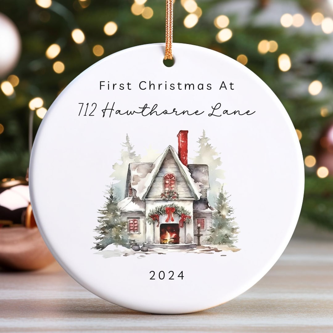 First Christmas New Home, New Home Ornament, First House Gift, New ...