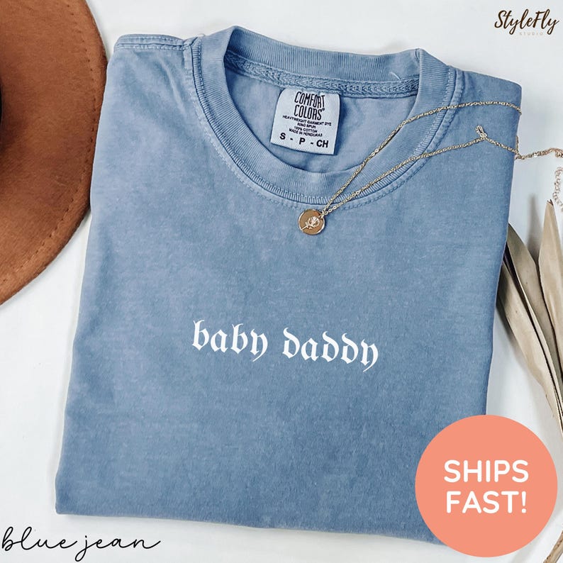 Comfort Colors Baby Daddy Shirt, Baby Daddys Club Shirt, New Dad Shirt ...
