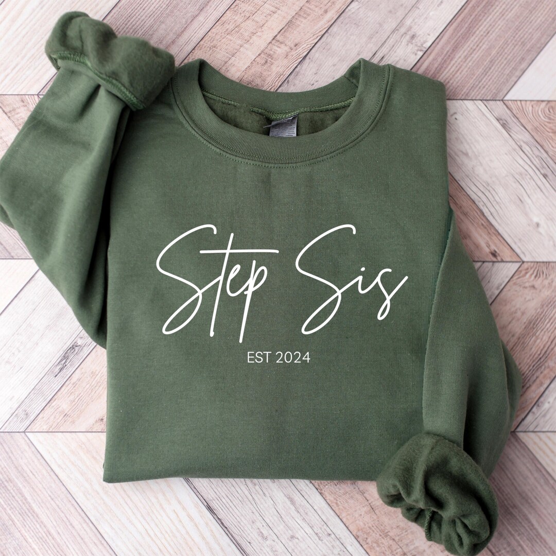 Personalized Step Sis Sweatshirt, Step Sister Gift, Sister Gift ...