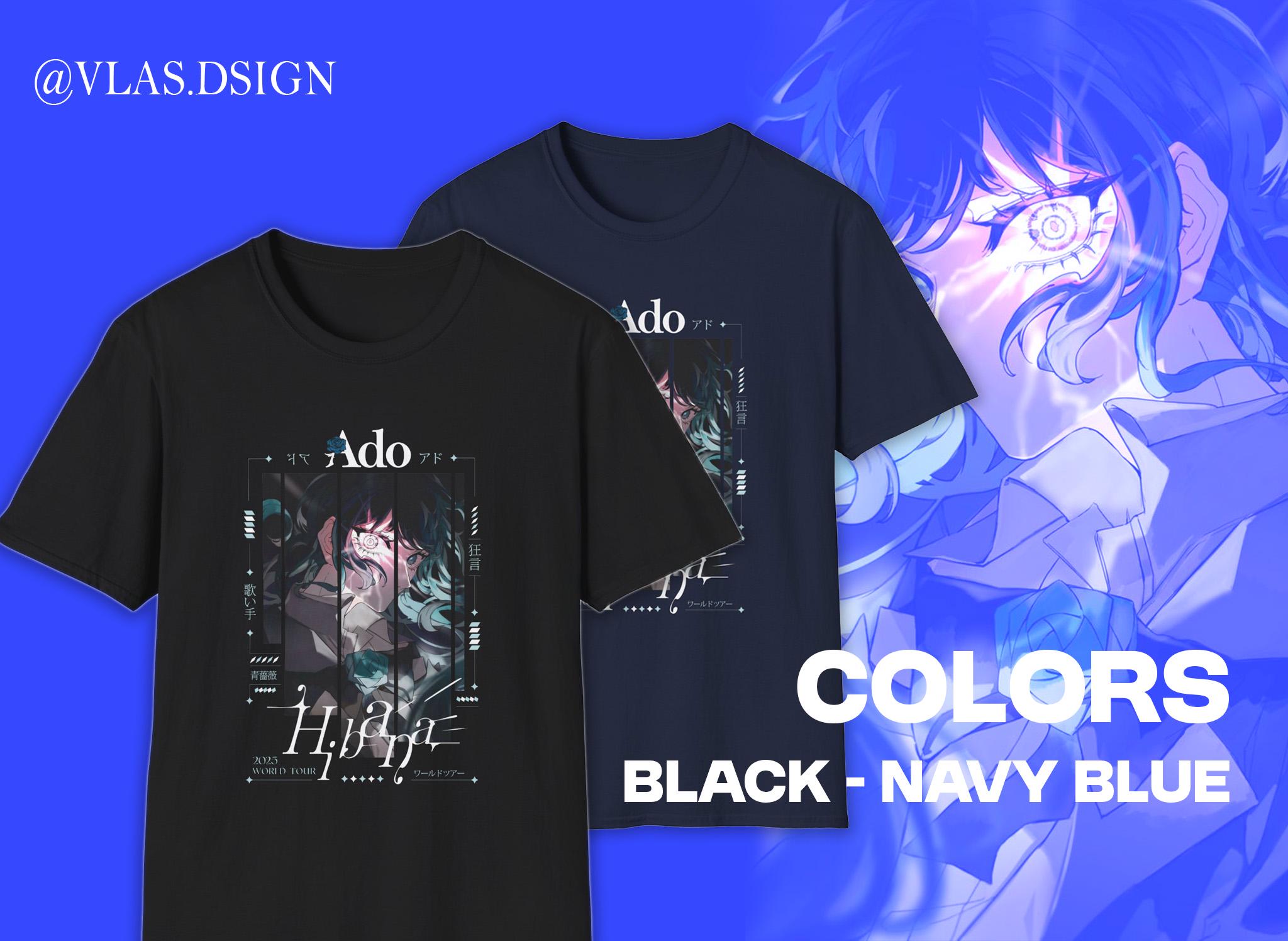 Ado World Tour Hibana, Unisex Tee, Music Fan Apparel, Concert Merch ...