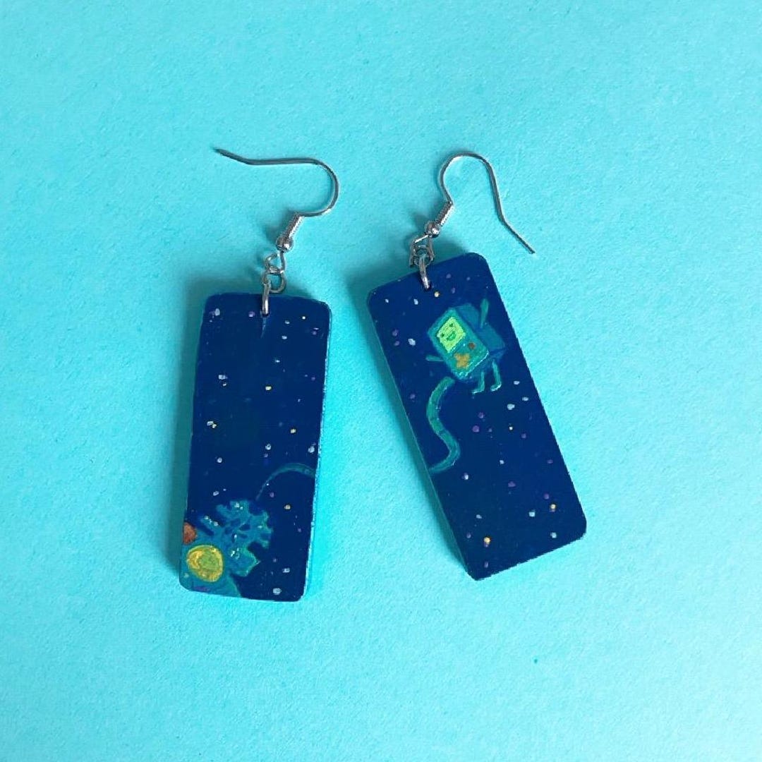 Adventure Time Inspired Dangle Earrings Jewelry - Etsy