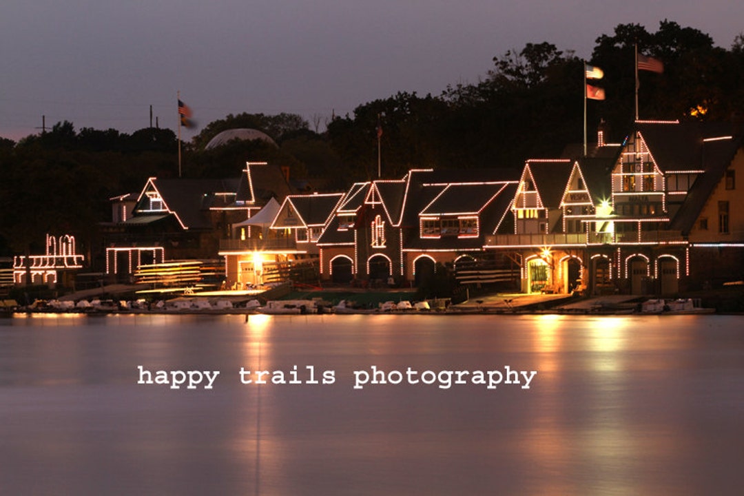 Boathouse Row Philadelphia Color Print Photograph - Ready for Framing ...