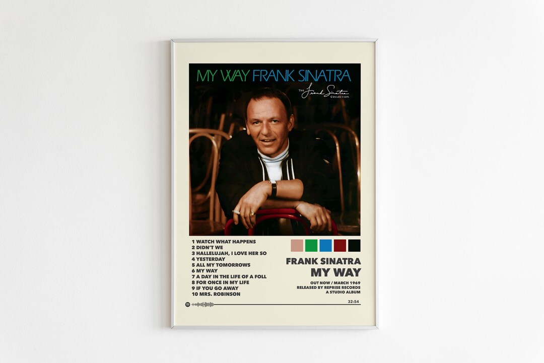 Frank Sinatra Posters / My Way Poster / Album Cover Poster, Poster ...