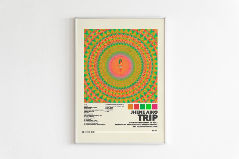 Jhene Aiko Poster / Jhene Aiko Trip Poster / Jhene Aiko / Trip / Album ...