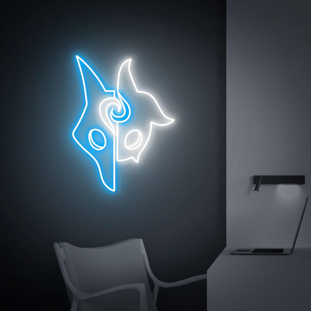 Kindred Neon Sign, League of Legends Art Decor, Gaming Wall Decor, Gift ...