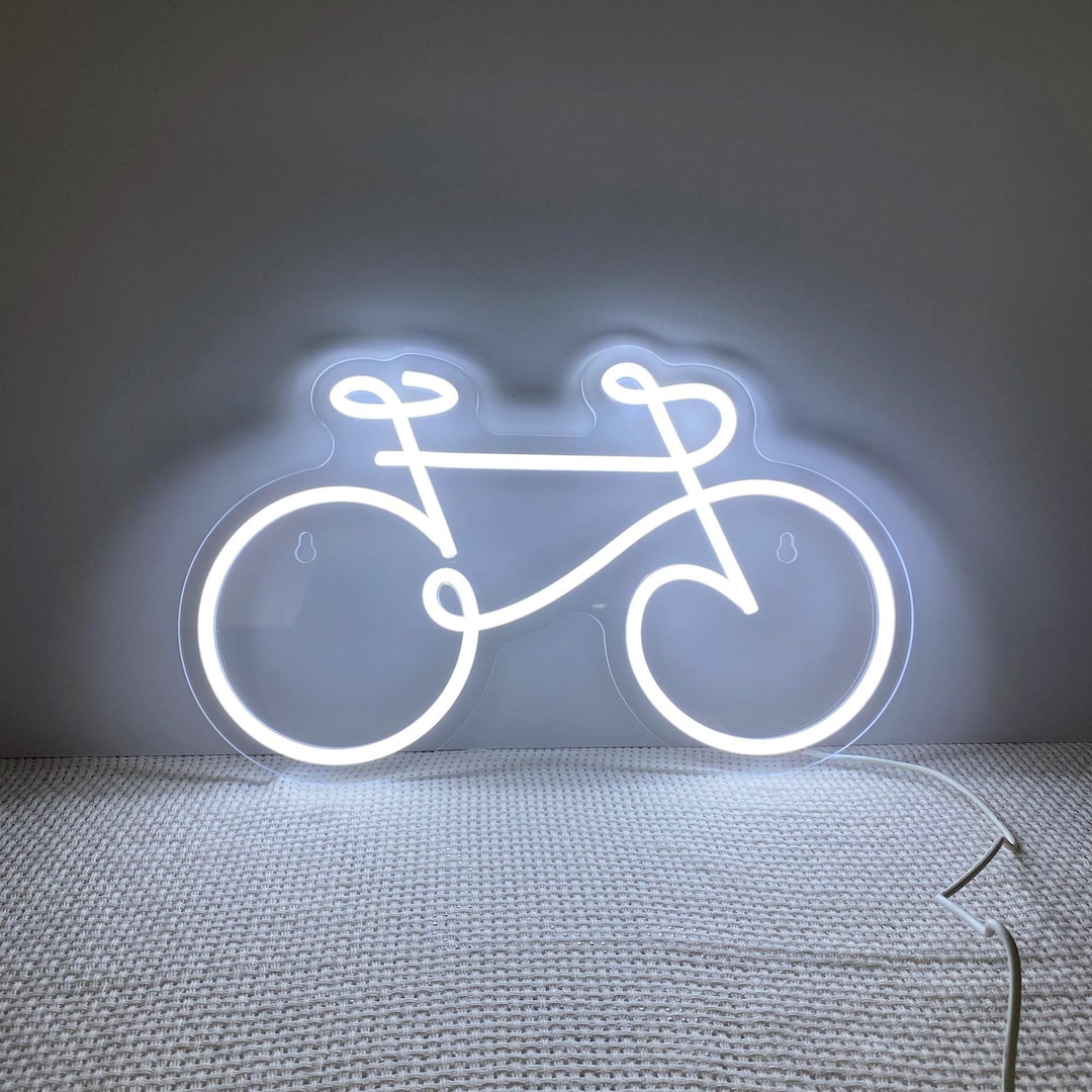 Bicycle Neon Sign, Bike Neon Decor, Bicycle Wall Decor Custom Neon ...