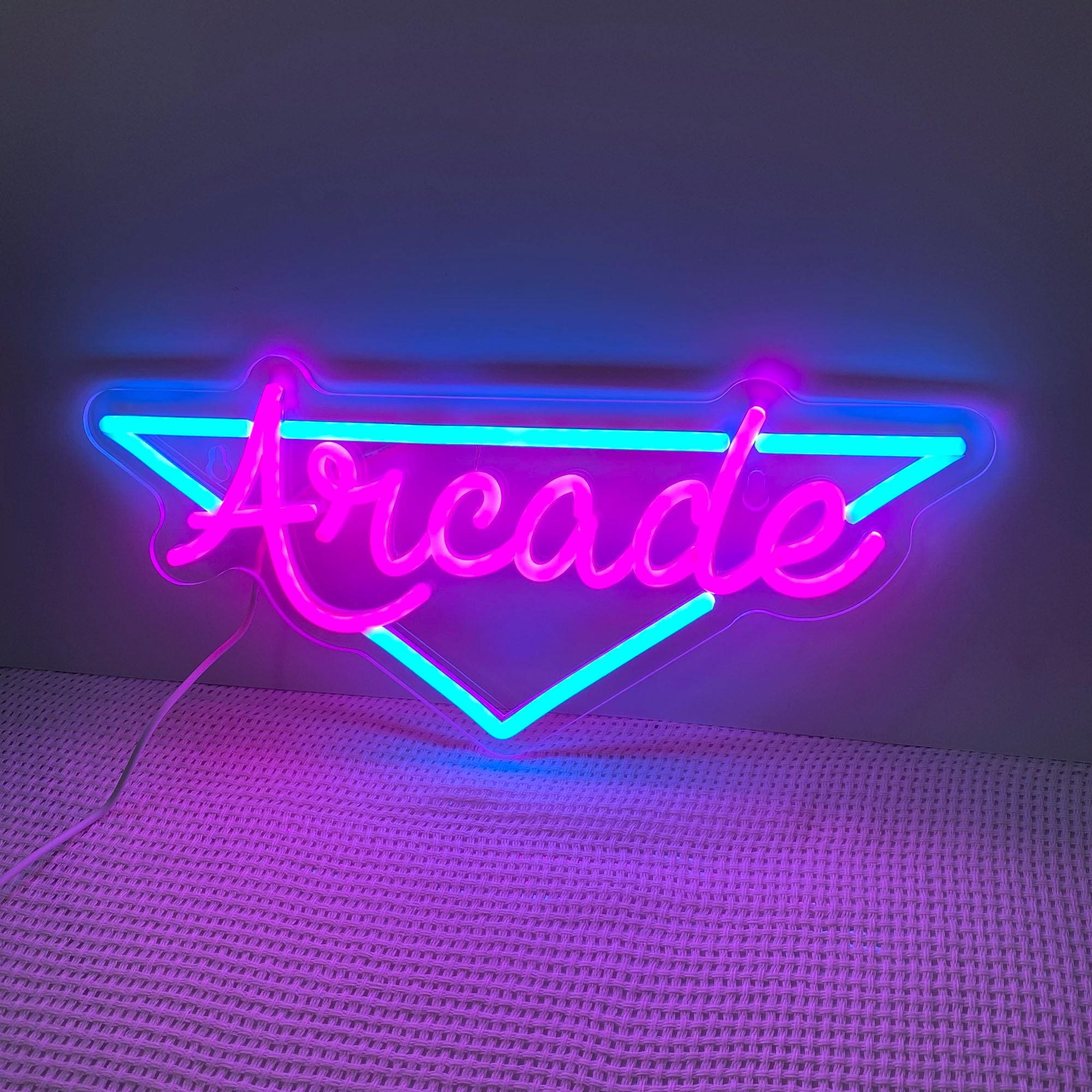 Retro Arcade LED Neon Sign, Game Room Neon Light up Sign, Retro Gaming ...