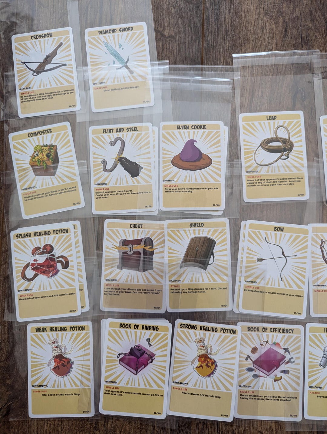 Hermitcraft TCG Effect Card 1 Edition - Etsy