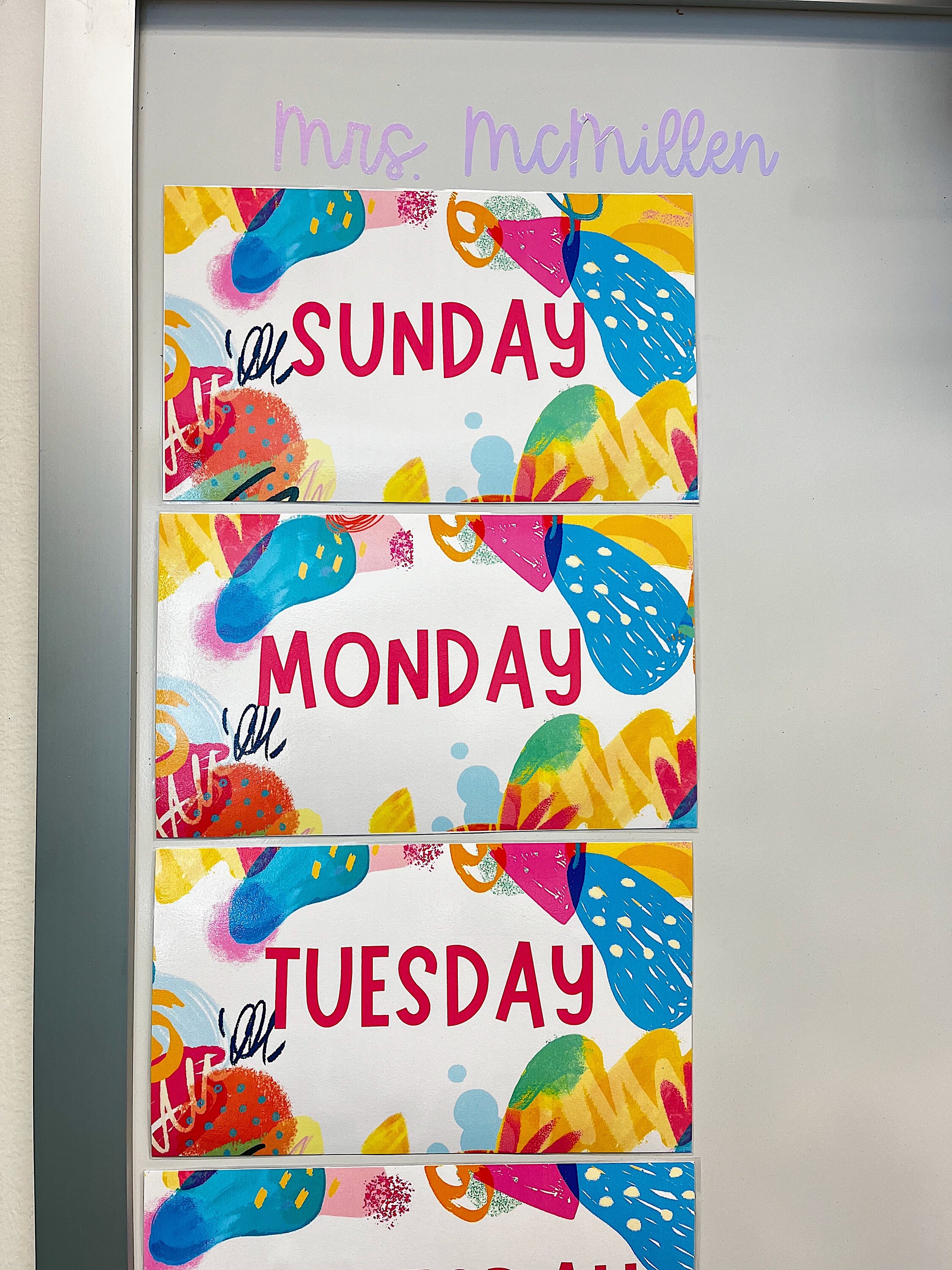 Bright Colored Themed Classroom Decor Bundle, Editable Classroom Decor ...