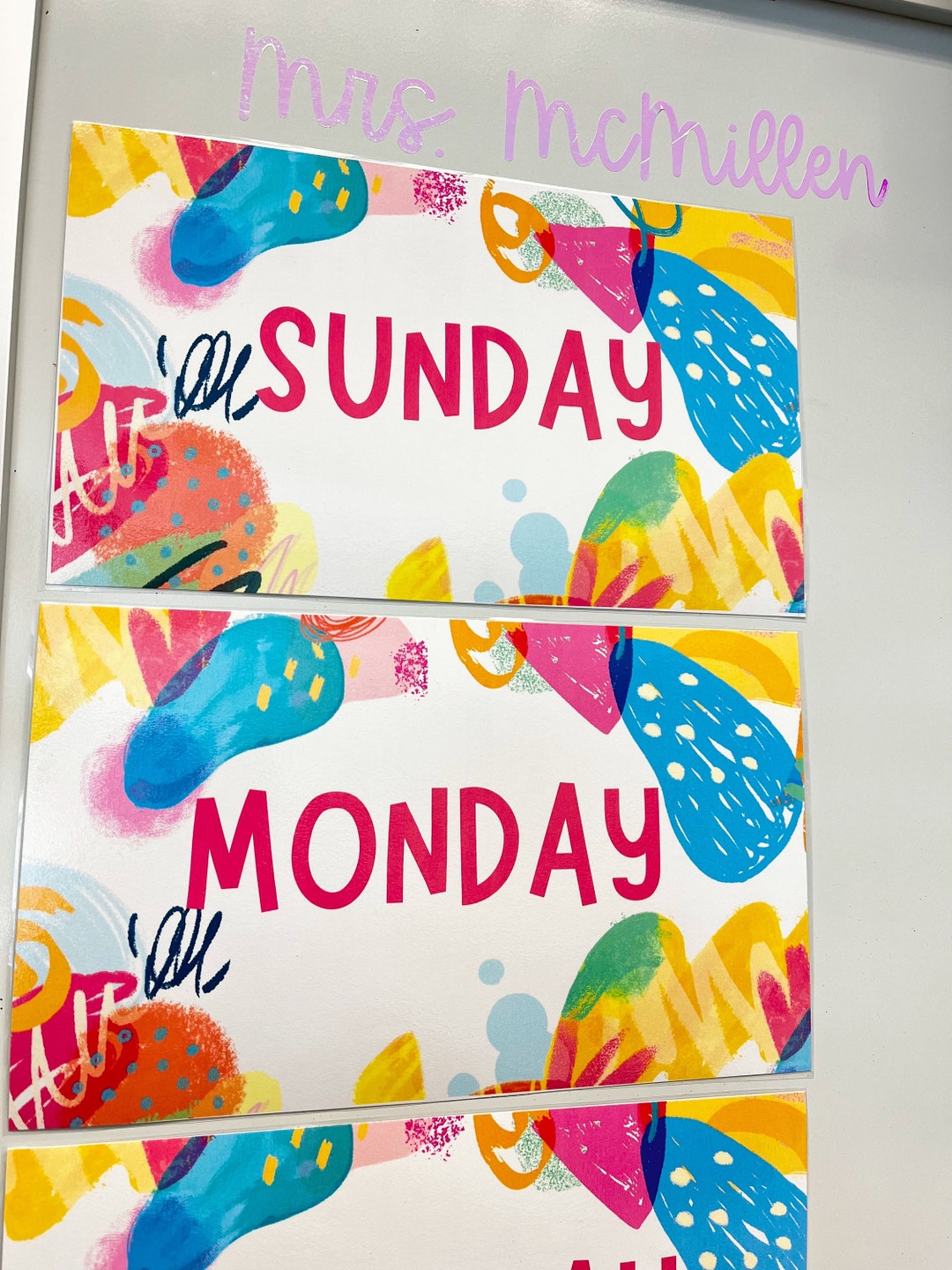 Bright Colored Themed Classroom Decor Bundle, Editable Classroom Decor ...