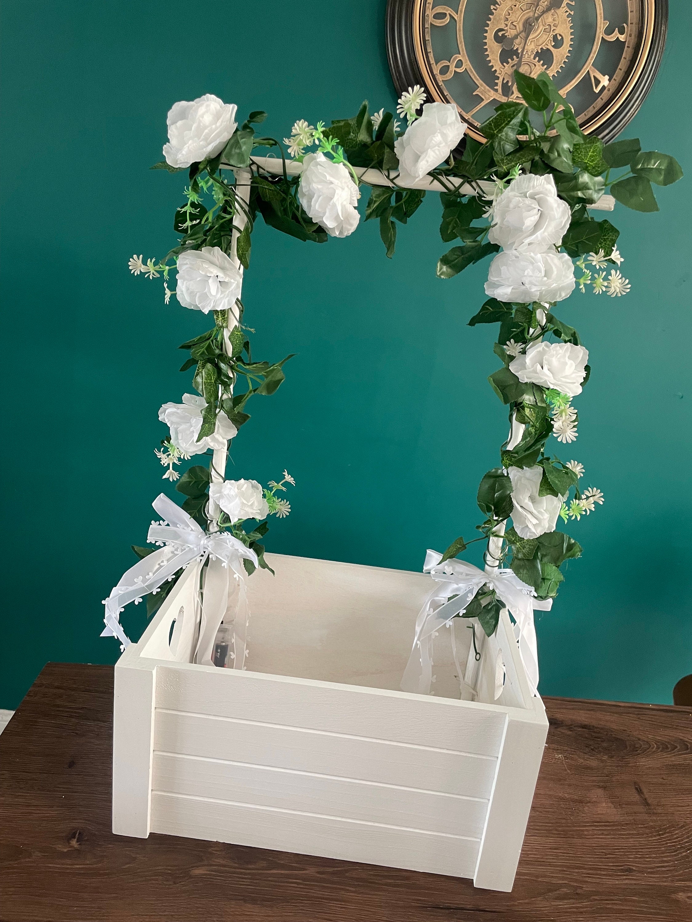 Hamper Baby Crate With Rail - Etsy UK