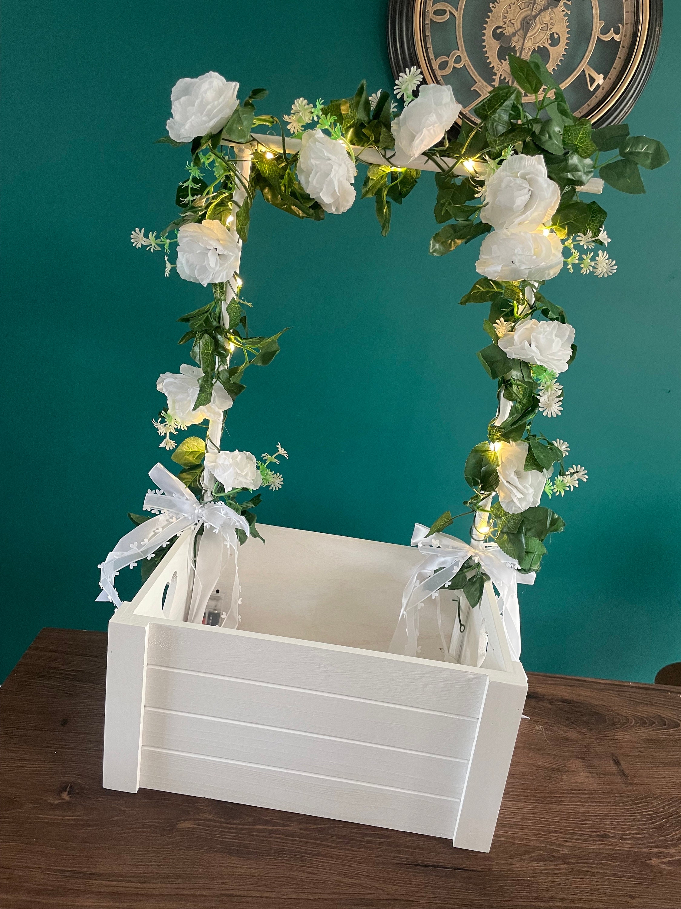 Hamper Baby Crate With Rail - Etsy UK