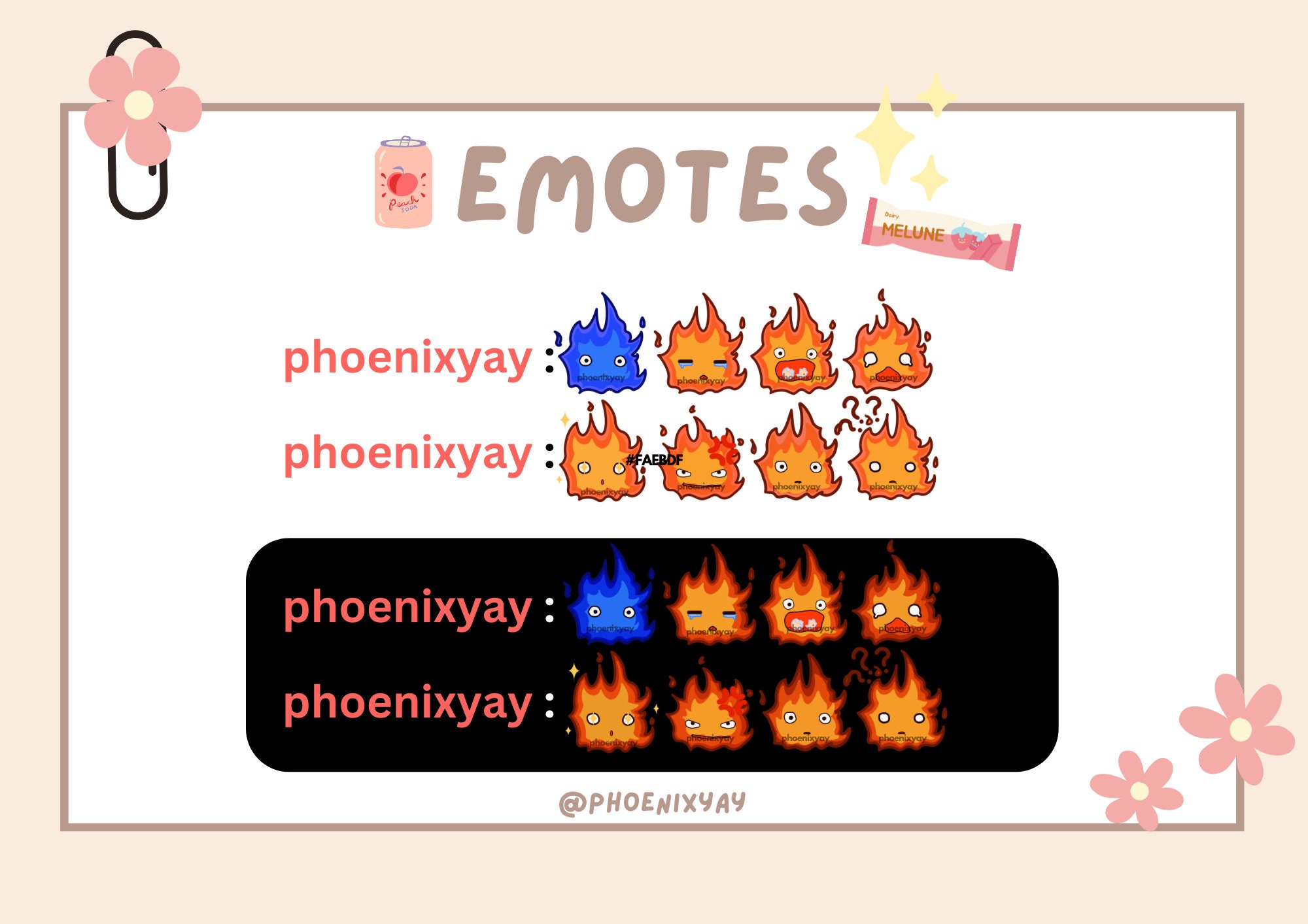 Calcifier Emotes 8 Twitch, Discord, Youtube, Streaming Studio Ghibli ...