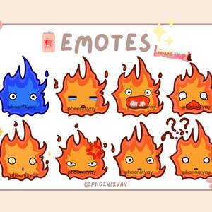 Calcifier Emotes 8 Twitch, Discord, Youtube, Streaming Studio Ghibli ...