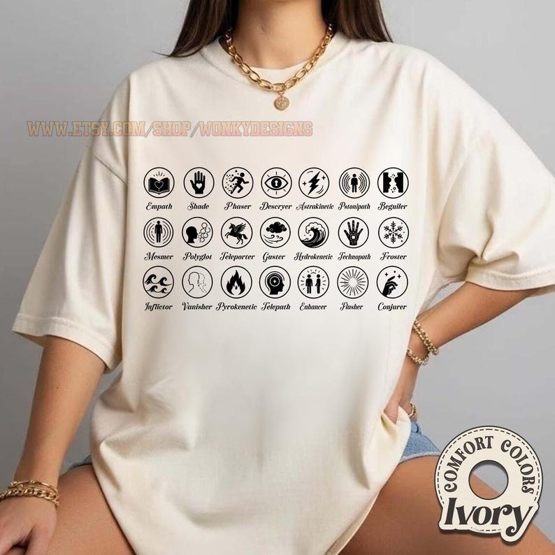 Comfort Colors Keeper of the Lost Cities Abilities Shirt, Foxfire ...