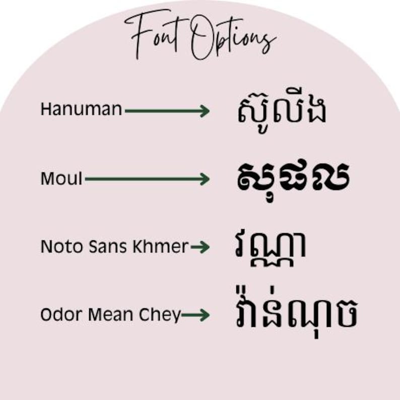 Personalized Khmer/cambodian Name Acrylic Keychain - Etsy