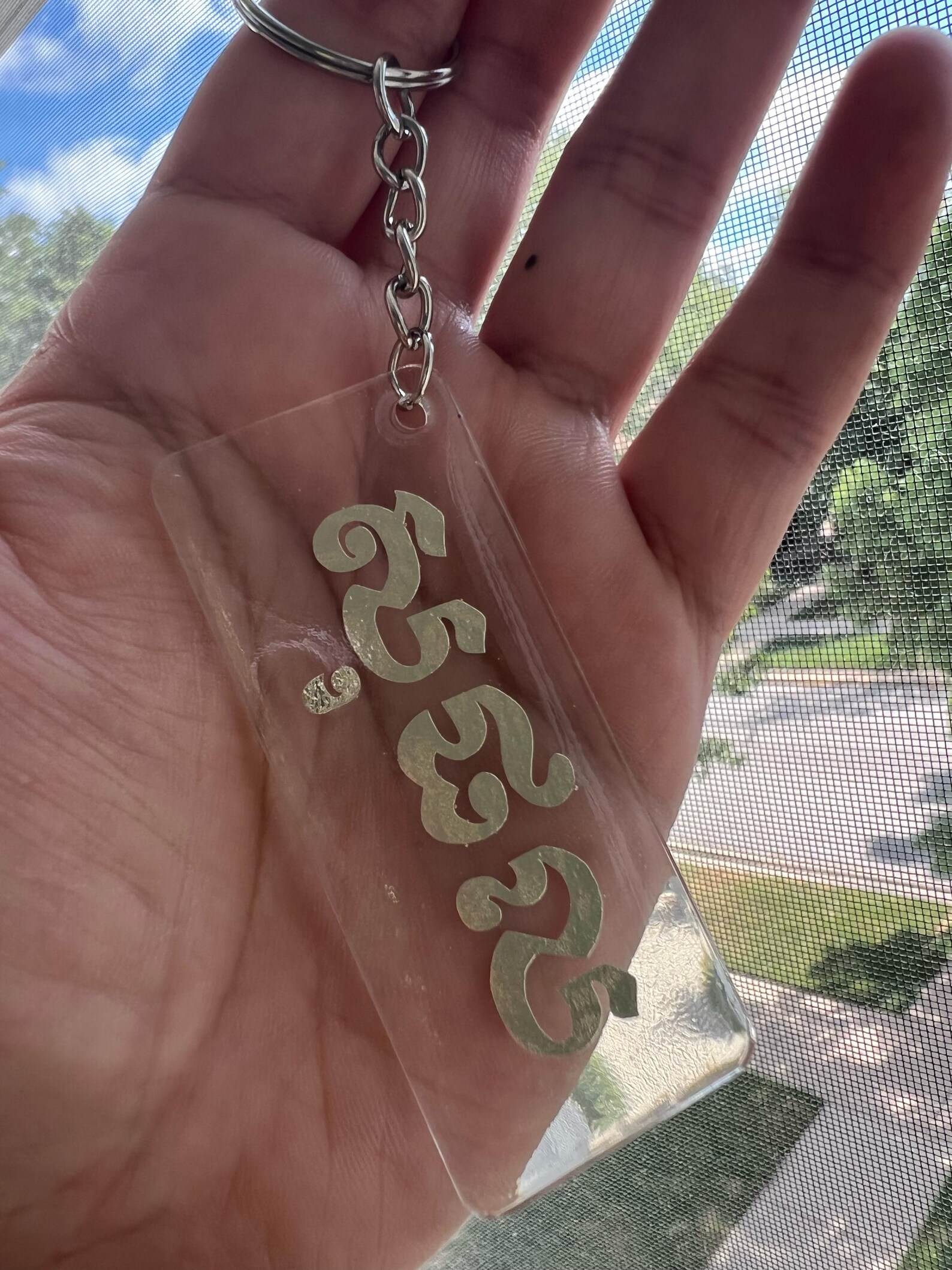 Personalized Khmer/cambodian Name Acrylic Keychain - Etsy
