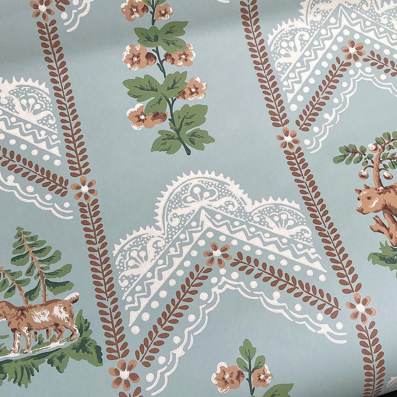 Colonial Wallpaper - Etsy
