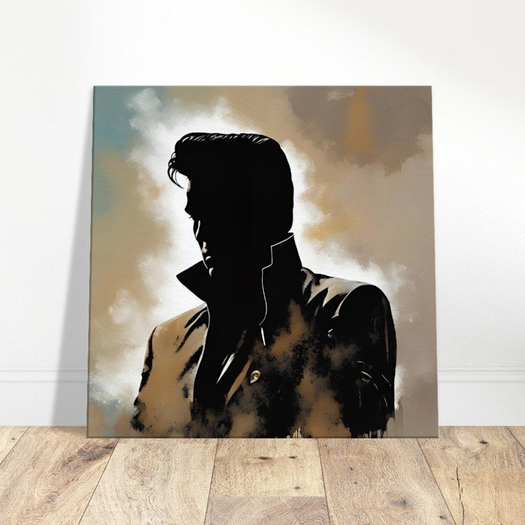 Elvis Presley Canvas Wall Art, Abstract Wall Art, Home Decor, the King ...