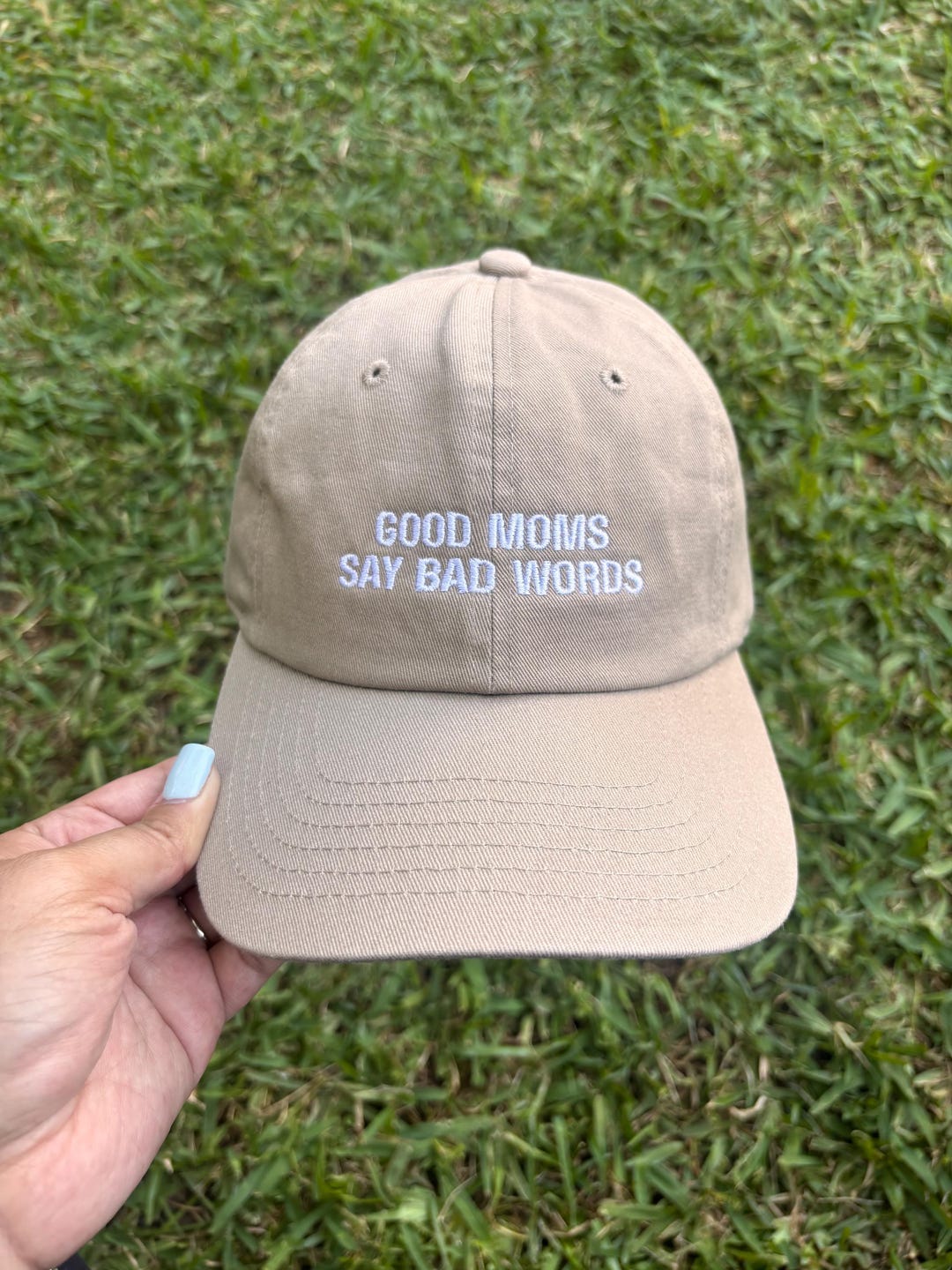 Embroidered Good Moms Say Bad Words Cap, Custom Dad Hat, Embroidered ...