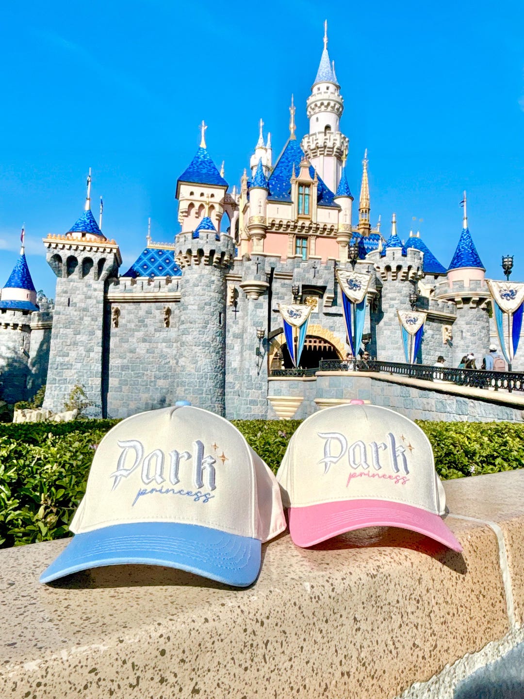 Embroidered Park Princess Hat, Parks Inspired Hat, Embroidered Caps ...