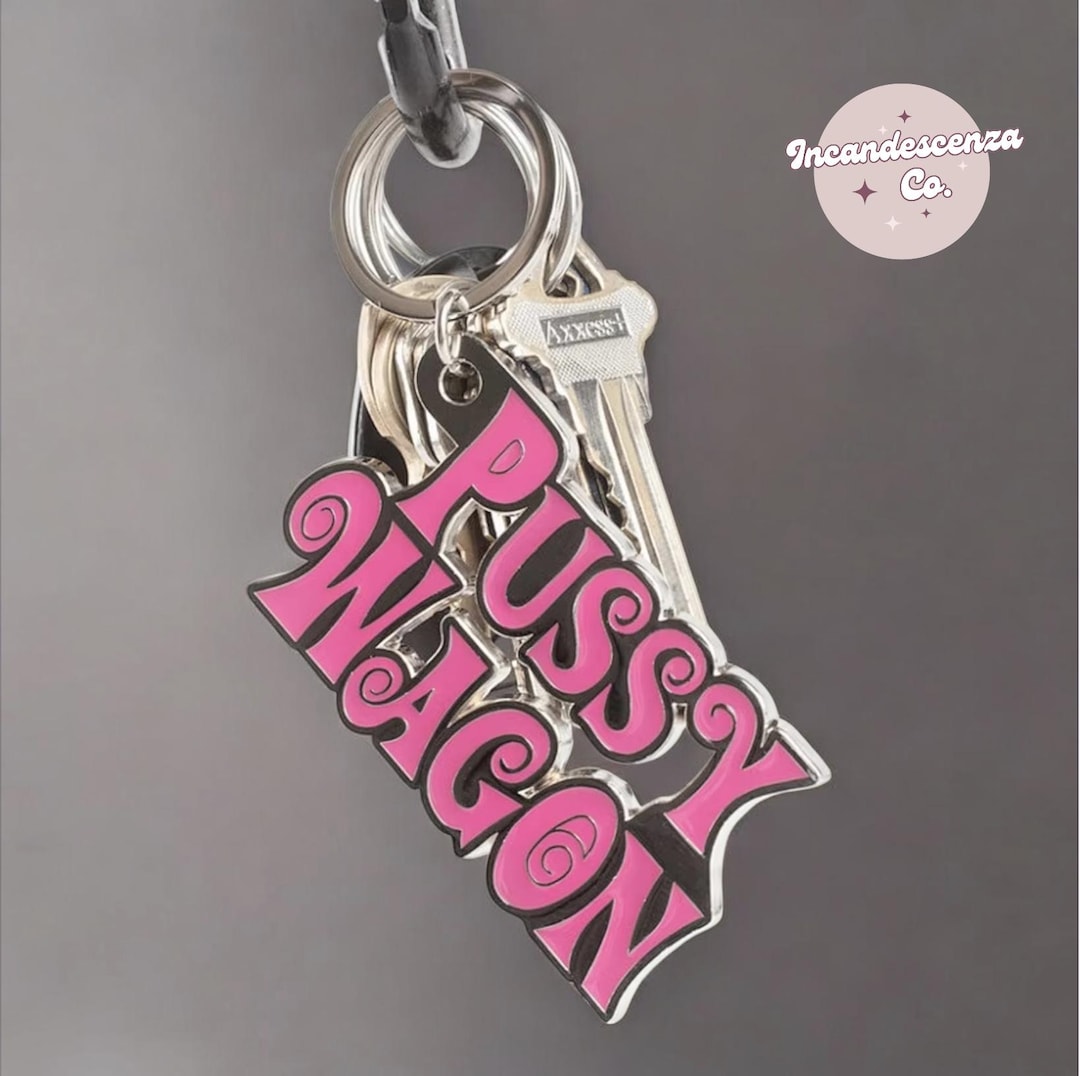 Pussy Wagon Keychain Kill Bill Pussy Wagon Keychain Y2K Keyring Kill ...