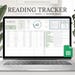 Reading Tracker Google Sheets Book Tracker Digital Reading Journal ...
