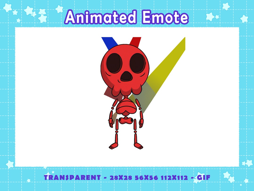 Skeleton Dance Animated Emote, Skeleton Dancing Animated Emoji ...
