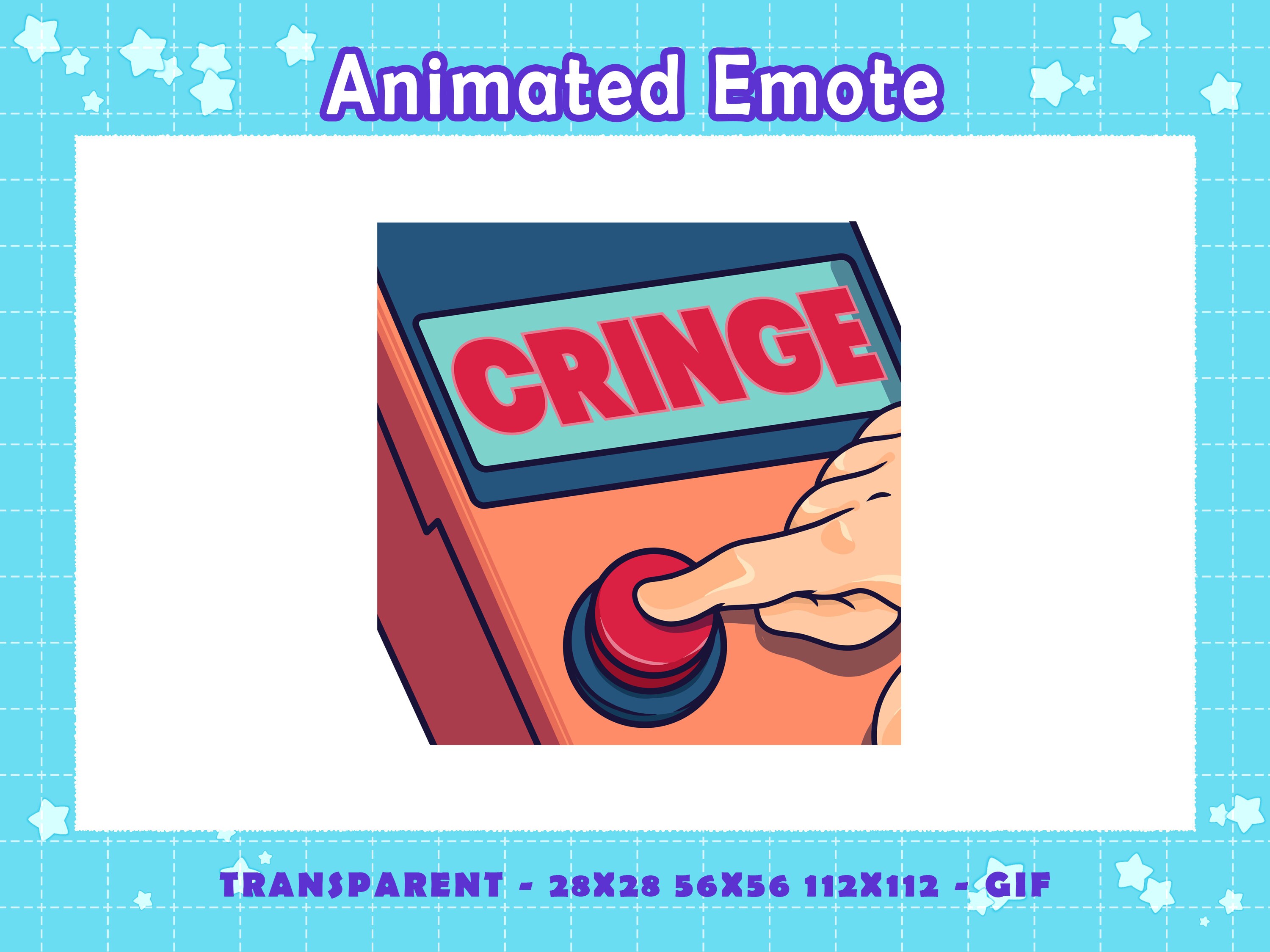 Cringe Bar Measurement Animated Emote, Twitch Discord Cringe Bar Emote ...