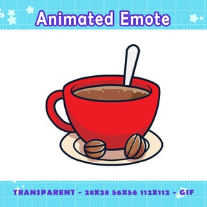 Stir Coffee Animated Emote, Twitch Discord Discord Coffee Stirring ...