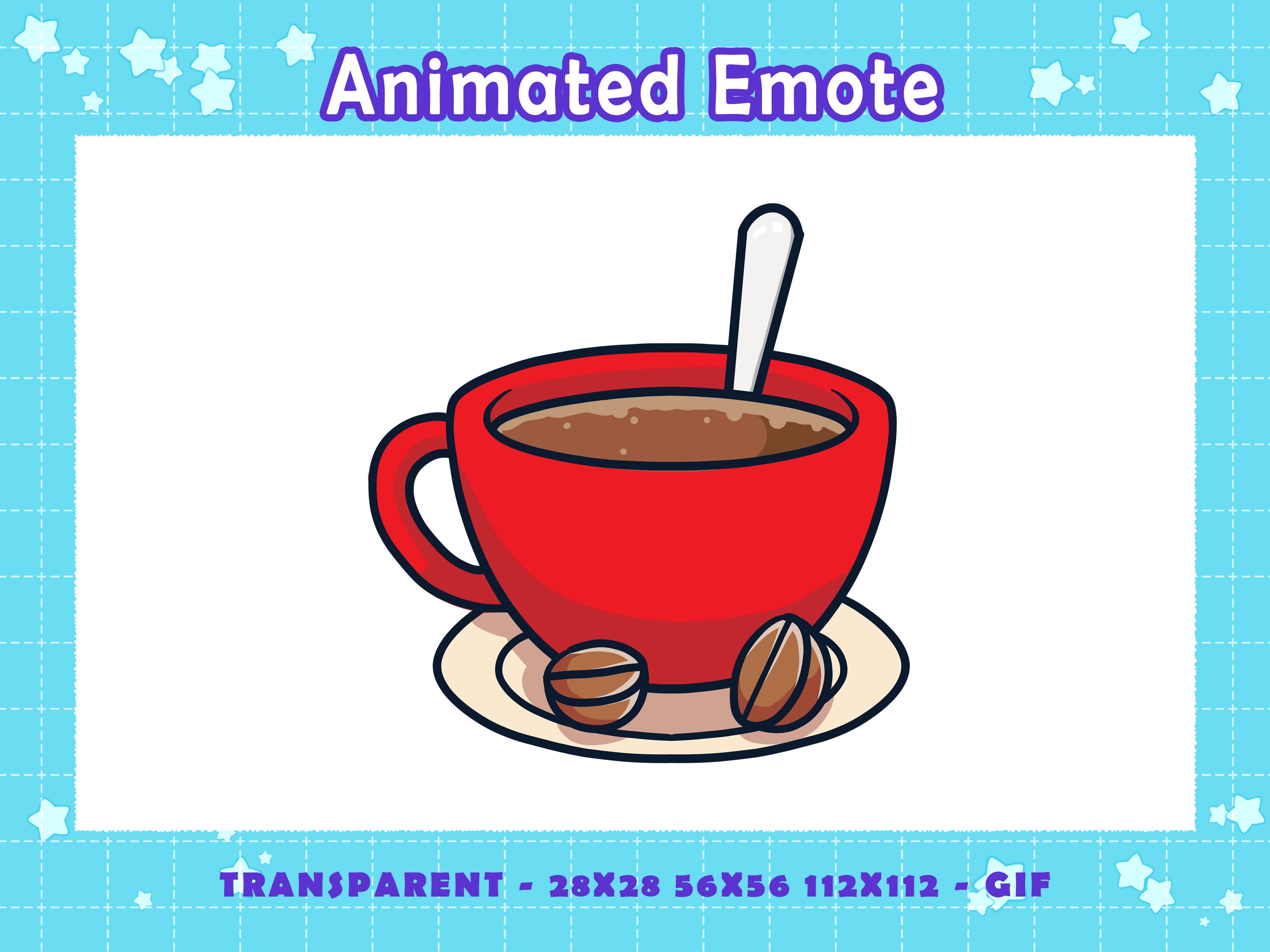 Stir Coffee Animated Emote, Twitch Discord Discord Coffee Stirring ...