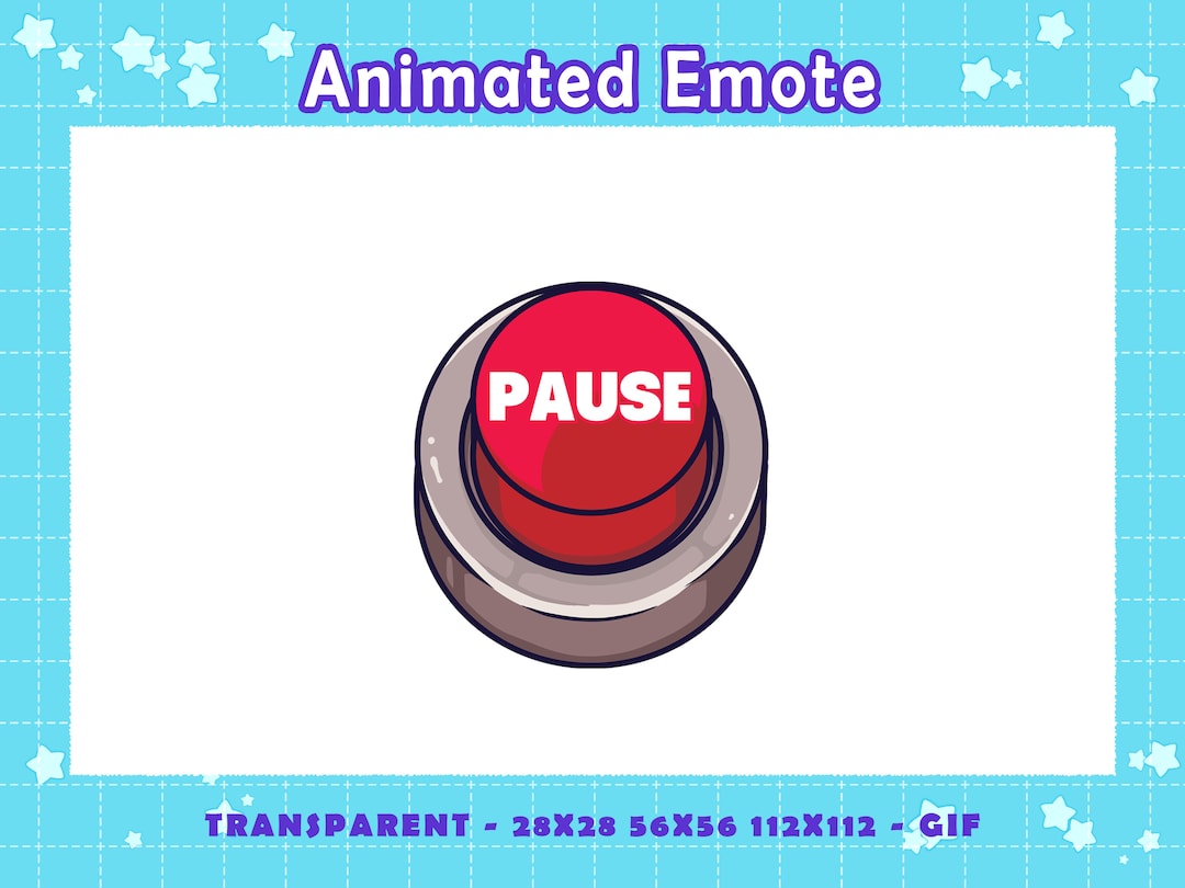Pause Attack Button Press Animated Emote, Pause Then Attack Button ...
